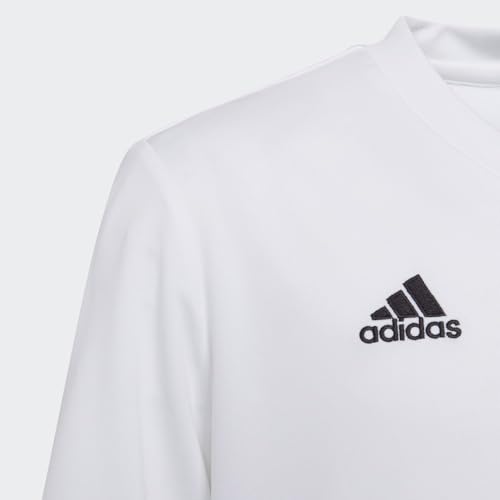 adidas Kids' Entrada 22 Jersey, White, Medium