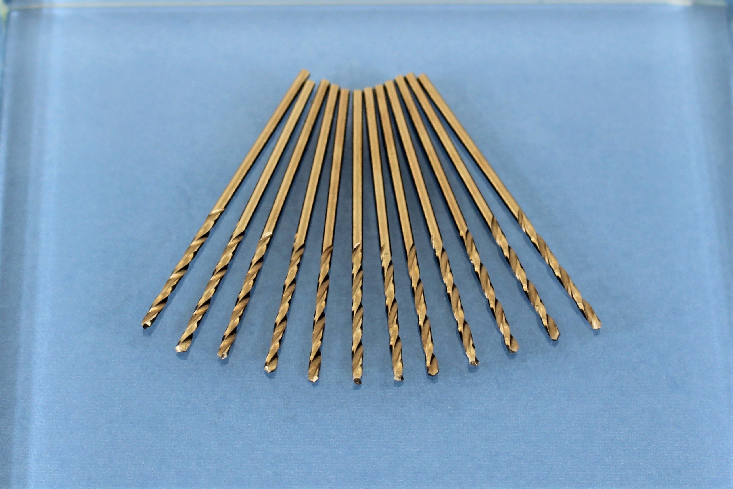 TEMO 12 pc 1/16 Inch Cobalt 135 Degree Jobber Length Twist Drill Bit 1-2/3 Inch Length