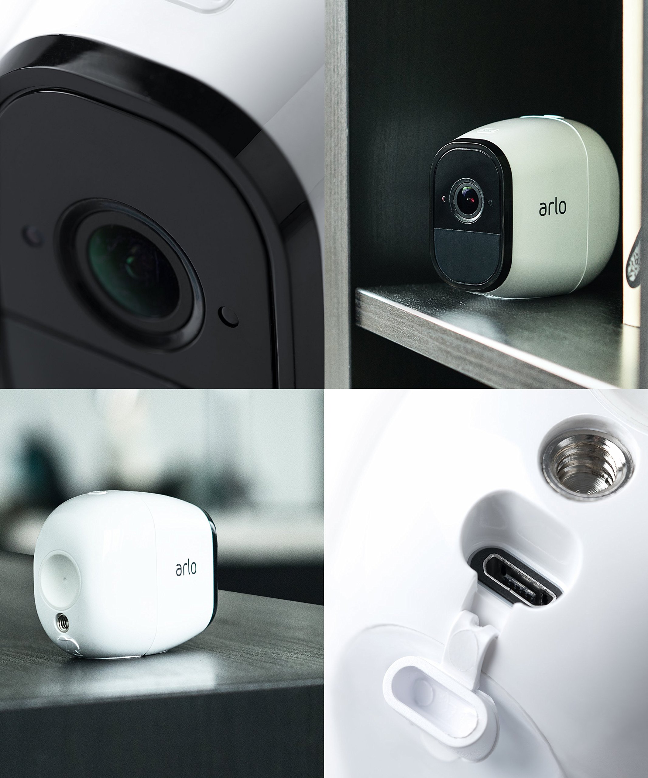 Arlo Pro - Add-on Camera | Rechargeable, Night Vision, Indoor/Outdoor, HD Video, 2-Way Audio, Wall Mount | Cloud Storage Included | Works with Arlo Pro Base Station (VMC4030)
