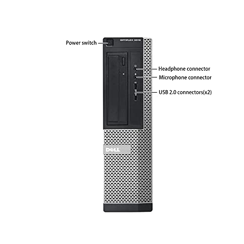 DELL Desktop Computer 3010 Intel Core i3-3220 3.30GHz 4GB DDR3 Ram 250GB Hard Drive DVD Windows 10 Pro (Renewed)']