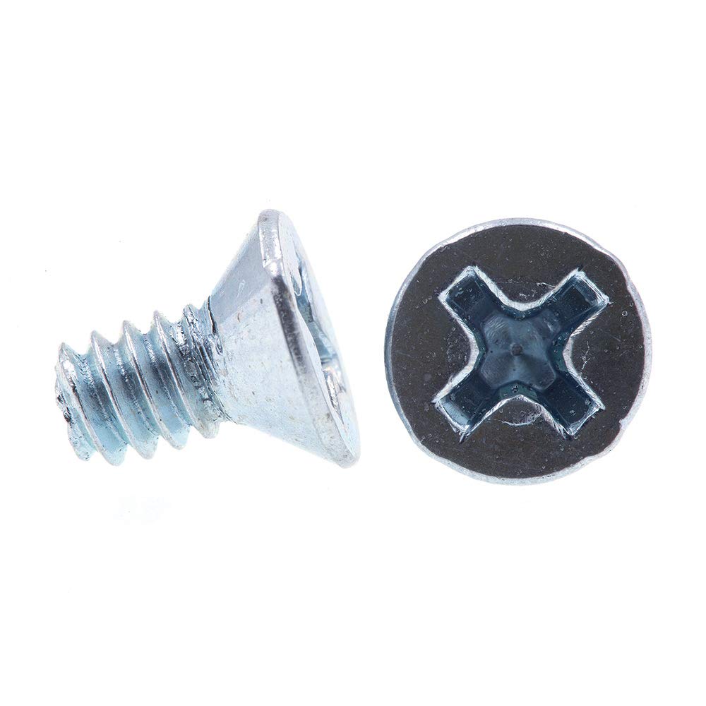 Prime-Line 9000462 Machine Screws, Flat Head, Phillips Drive, #6-32 X 1/4 in, Zinc Plated (100 Pack)