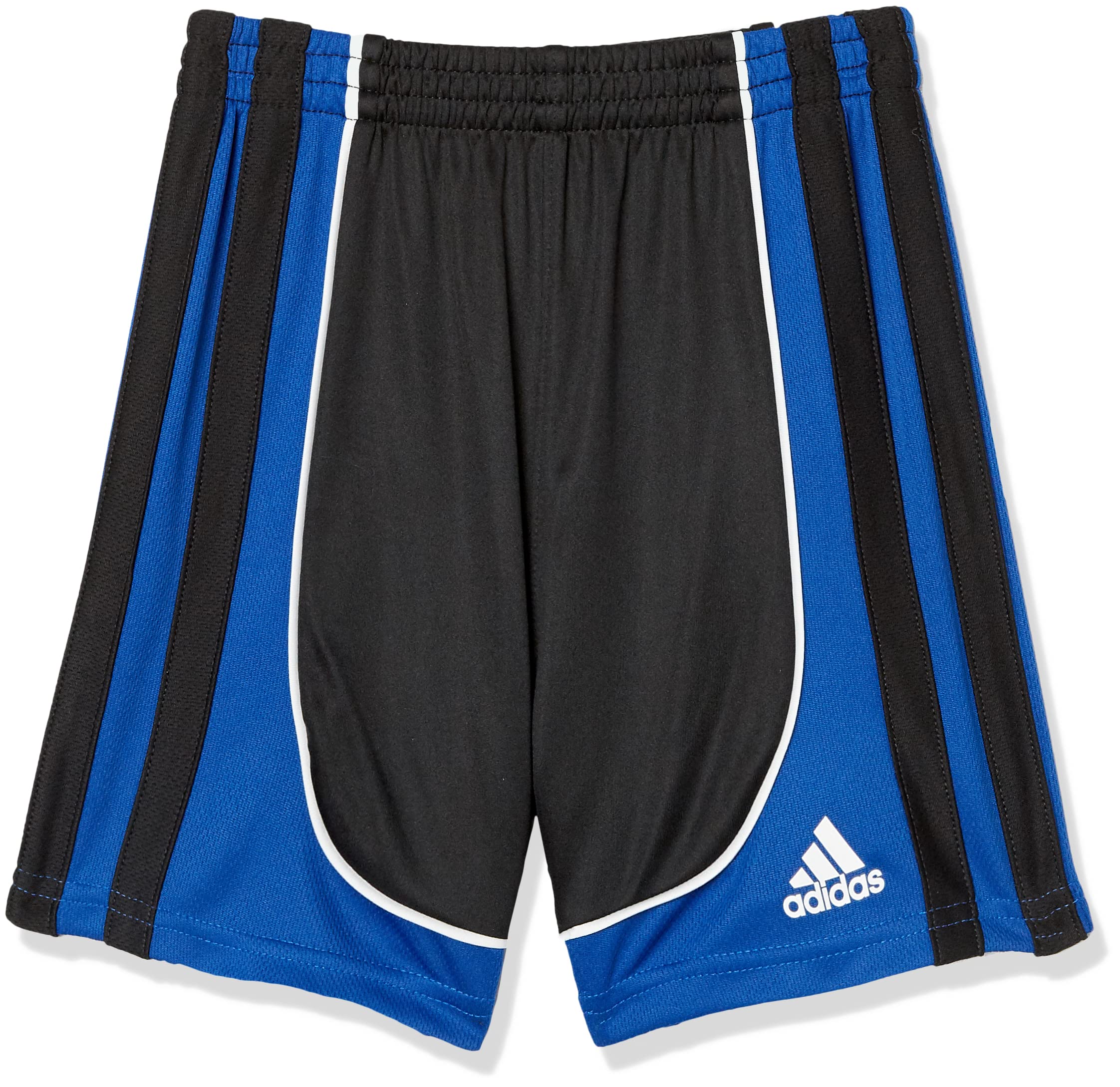 adidas boys Bball Creator Shorts, Black/Blue, 4-8 Years US