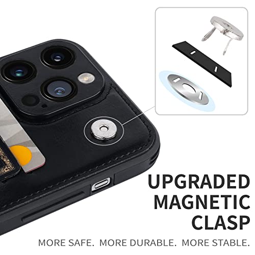 Case Wallet for iPhone 14 Pro Max Case with Card holder, Cardpakee Wallet Case for iPhone 14 Pro Max, Phone Wallet Case for iPhone 14 Pro Max Case with Wallet, Case Card Holder for iPhone 14 Pro Max