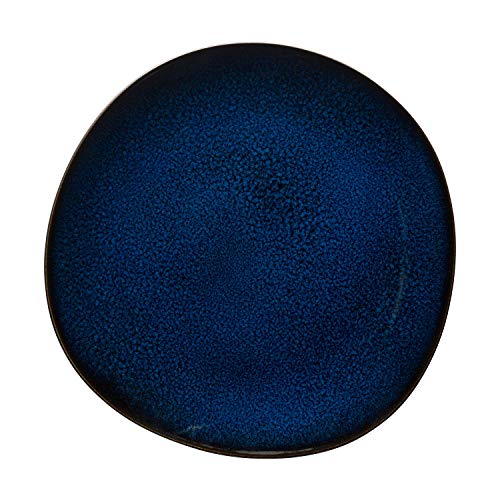 Villeroy & Boch Lave Bleu Dinner Plate, 11x1 in, Stoneware, Blue