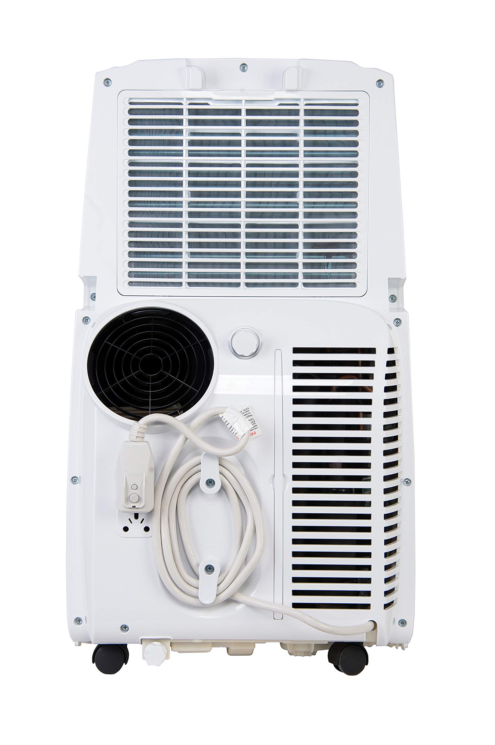 AireMax Portable Air Conditioner and Heater with Remote Control | For Rooms up to 500 Sq.Ft. | 24H Timer | Auto Restart | Wheels | LED Display | 4 Modes | White | APE514H