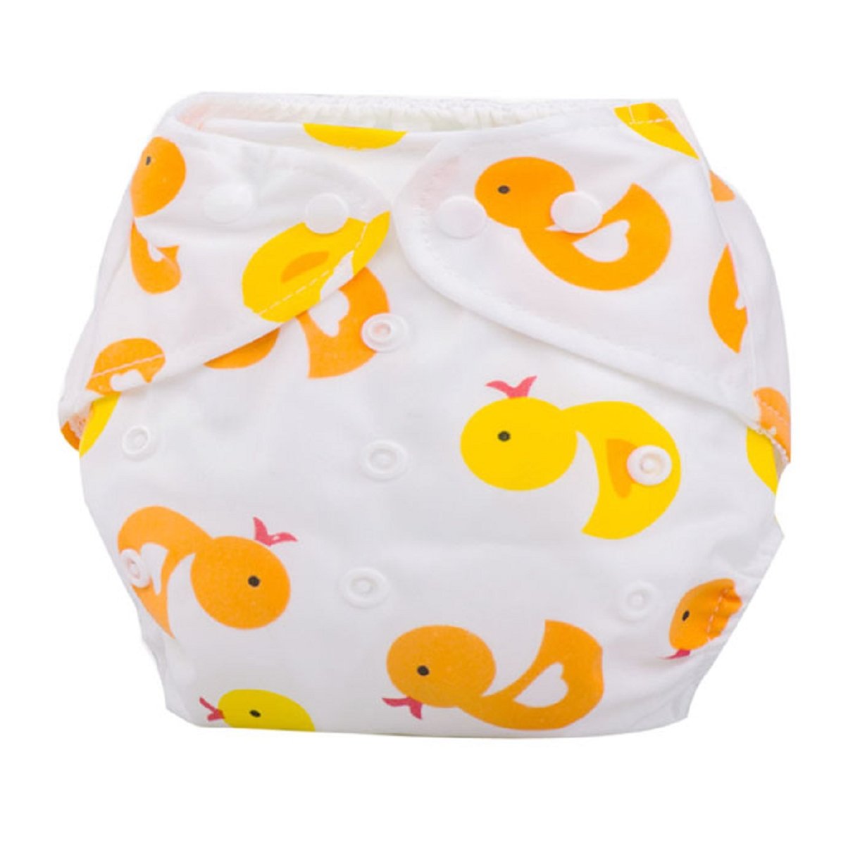 Lookatool Newborn Baby Cloth Diaper Cover Adjustable Reusable Washable Nappy (D)
