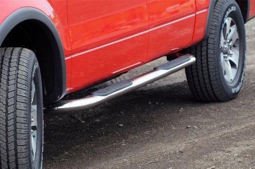 Dee Zee DZ372523 3" Round Stainless Steel Nerf Bars