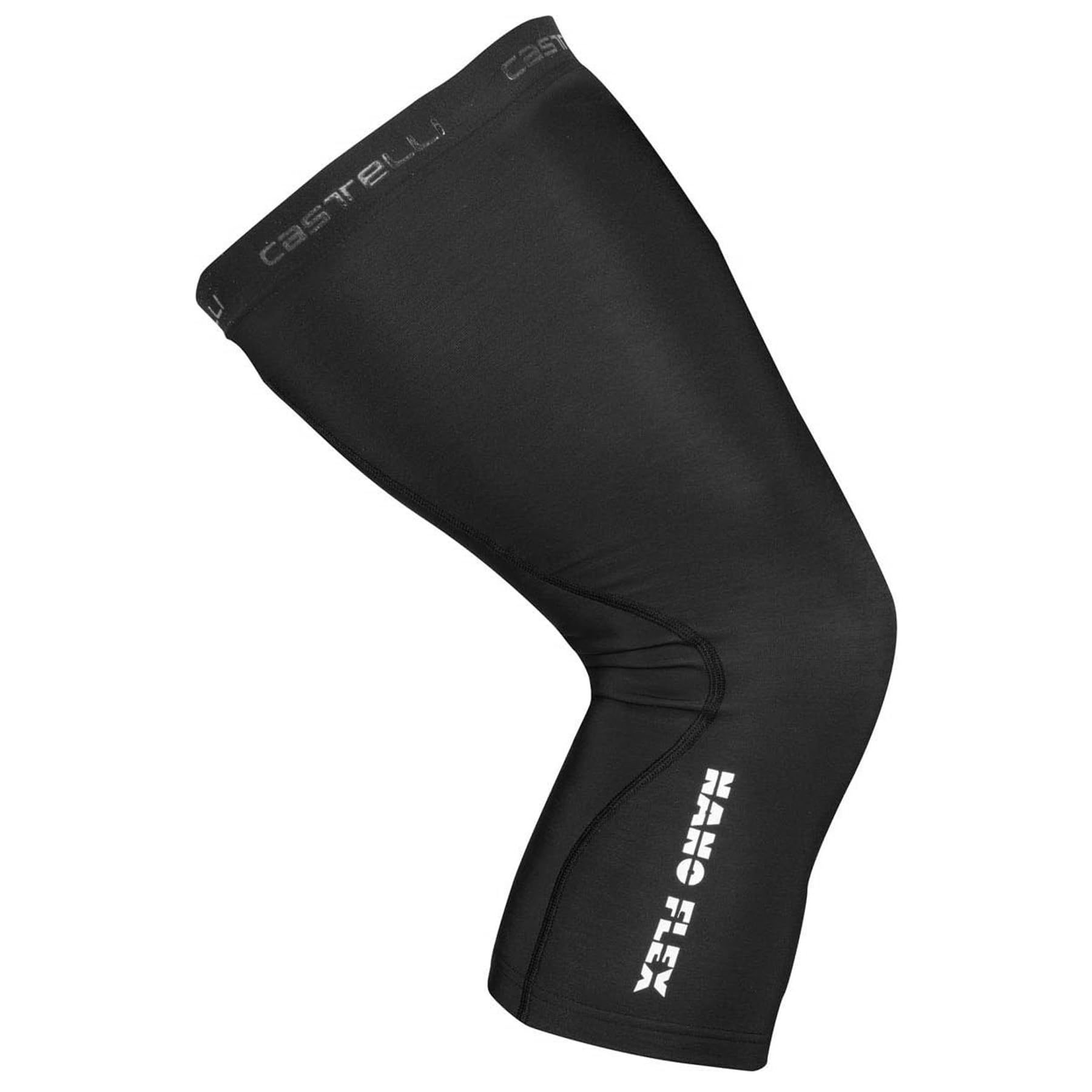 Castelli Nano Flex 3G Kneewarmer for Men & Women | Road and Gravel Biking I Cycling - Black - Large