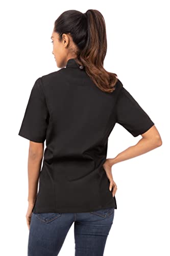 Chef Works Women's Springfield Chef Coat, Black, Small