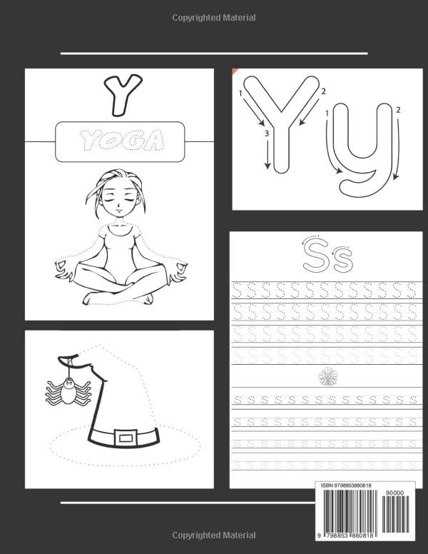 ABC Tracing and Coloring workbook for kids ages 3-8: Fun connect the dots for yang grade 3,4,5,6,7,8: Your child will like this, he will learn from ... this. Invest in this educational treasure
