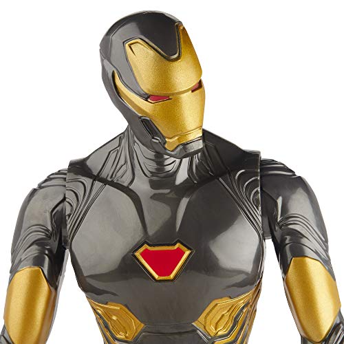 Avengers Marvel Titan Hero Series Blast Gear Iron Man Action Figure, 12-Inch Toy, Inspired by The Marvel Universe, for Kids Ages 4 and Up