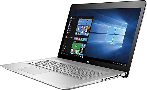HP Envy 17.3-Inch Full HD IPS Touchscreen Laptop, 7th Intel Core i7-8500U, 16GB DDR4 RAM, 1TB 7200RPM HDD, NVIDIA GeForce MX150, DVD, HDMI, Bluetooth, Backlit Keyboard, Windows 10-Silver (Renewed)