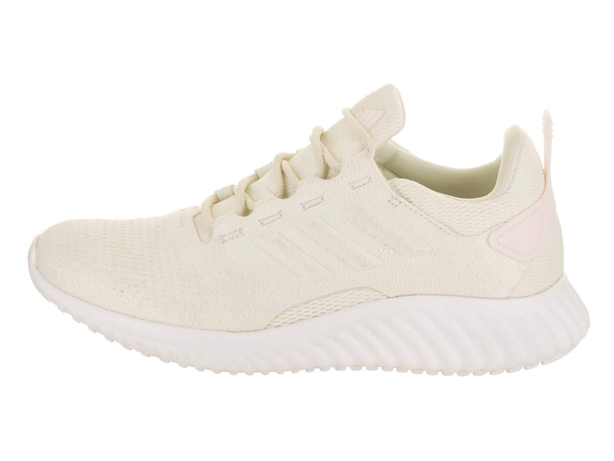 adidas Girls Alphabounce Lace-Up Sneaker Running Shoes Ivory 6 Medium (B,M)
