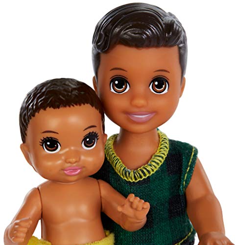 Barbie Skipper Babysitters Inc. Sibling Dolls - Toddler & Baby In Diaper, Ages 3-7