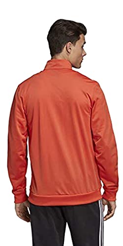 adidas Men's Essentials 3-Stripes Tricot Track Top Glory Amber/White Medium