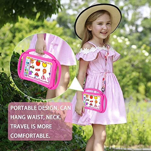 Kids Tablet 7 inch Toddler Tablet for Kids Android Kids tablet for toddlers WiFi Kids Tablets for kids 32GB Children's Educational APP Installed YouTube Netflix Parental Control Kid-Proof Case (Red)