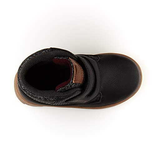Carter's Boy's Kelso Fashion Boot, Black, 12 Little Kid
