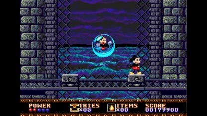 Castle of Illusion Starring Mickey Mouse (Sega Genesis) – Reproduction Video Game Cartridge