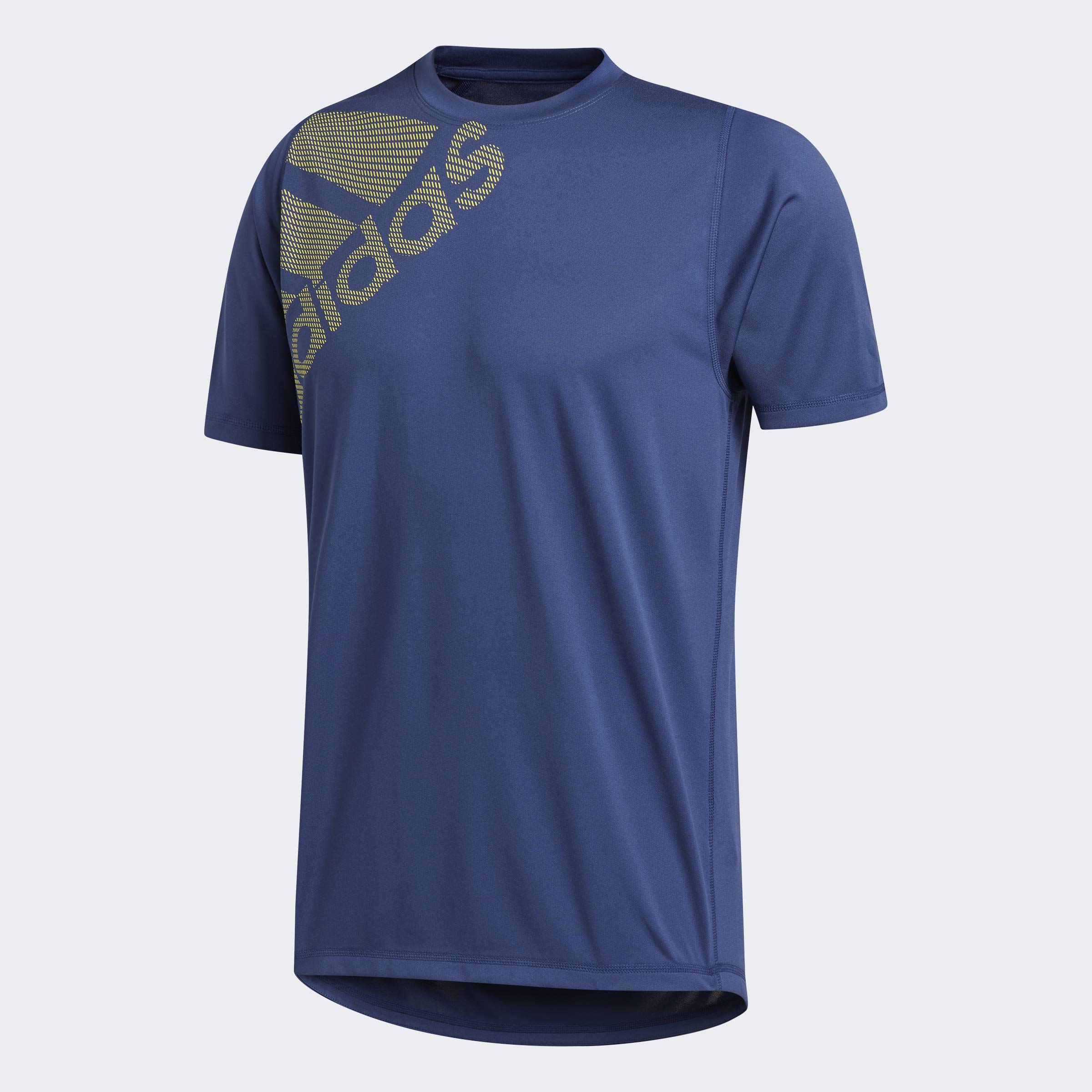 adidas Men's Freelift_Sport Graphic Tee Badge of Sport Tech Indigo Small