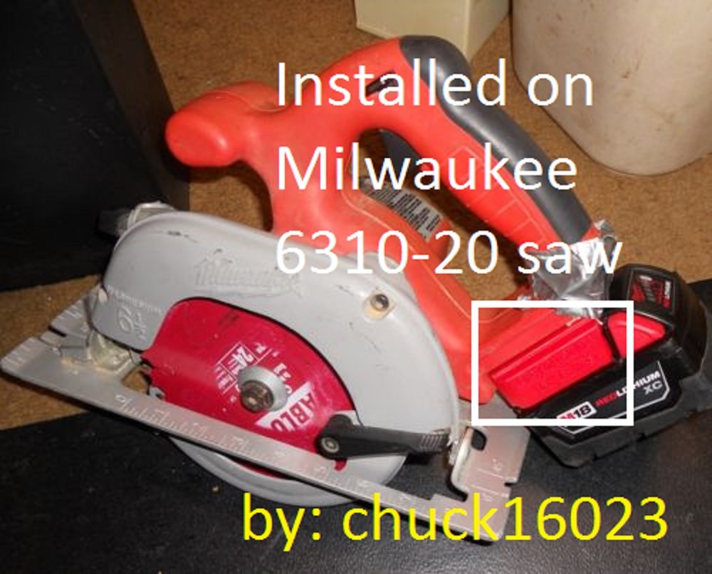 Made by Mitchell Mount Compatible with Milwaukee M18 Battery Wired 16AWG to Power Your Robot, e-Bike, Lights, Tools PN M18-16