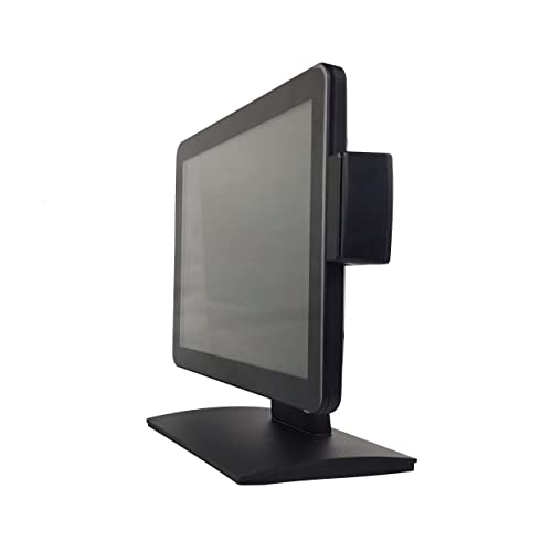 DeYoWo 15 Inch 4:3 Ratio 10 Point Projective Capacitive Touch Screen Monitor, Touch POS Monitor with MSR, Stable Base No Shaking, USB Free Driver