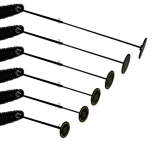 Adjustable Firewood Gauge - Adjusts from 14" to 26" - The Original Patented Firewood Measuring Tool – Strong Durable Flexible Fiberglass - 88 Pound Pulling Force Magnet attaches to Any Chainsaw Bar.