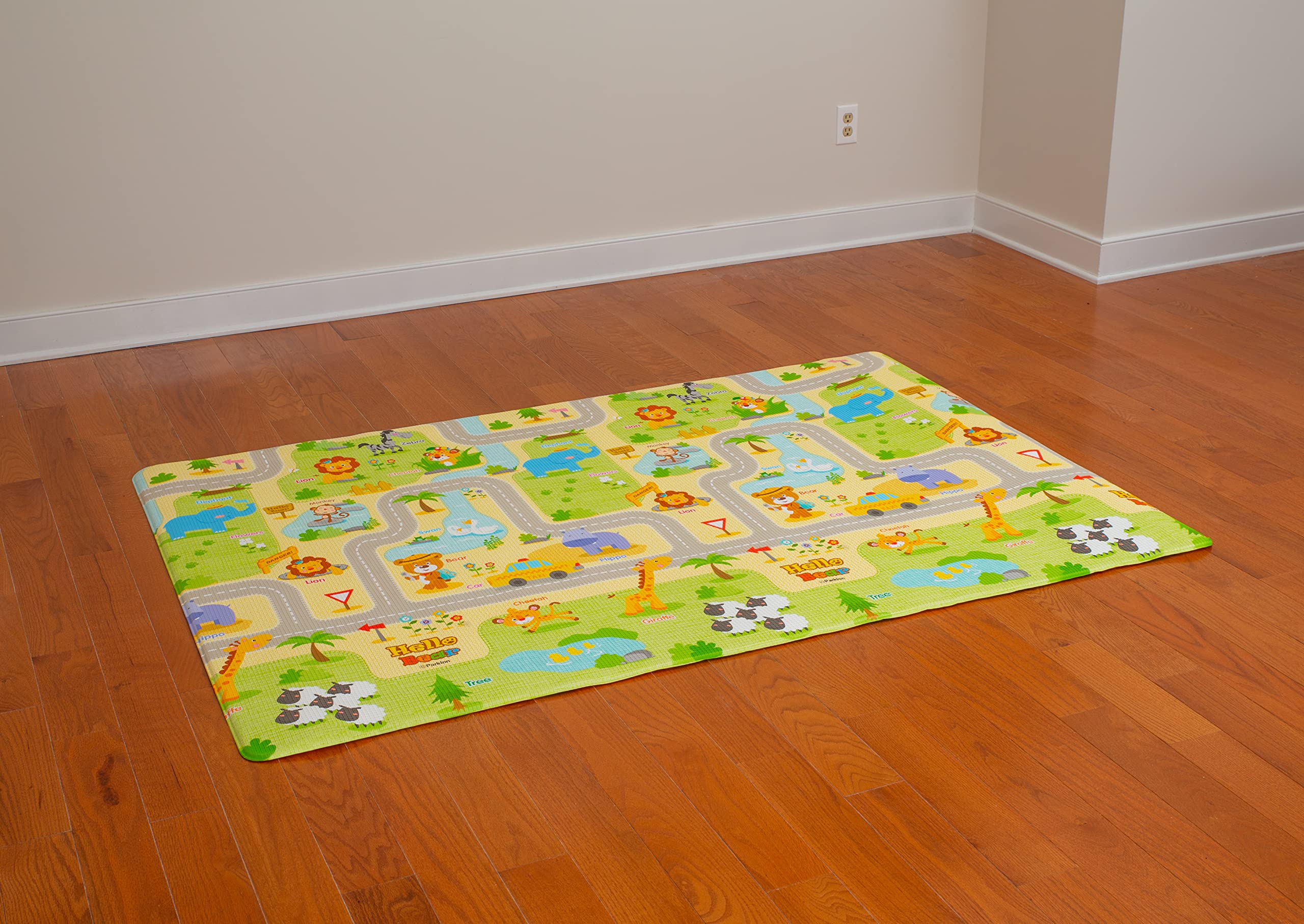 Parklon Baby Soft Play Mat (Hello Bear Smiletown, Large)
