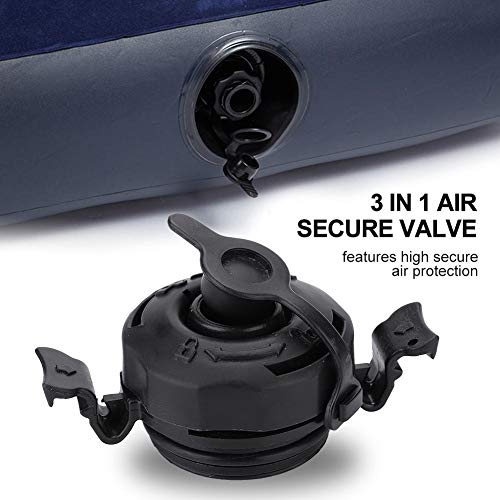 Air Valve Bed, MAGT 3 In 1 Air Valve Secure Seal Cap For Intex Inflatable Airbed Mattress Black Leak-Proof Valve Cap Design