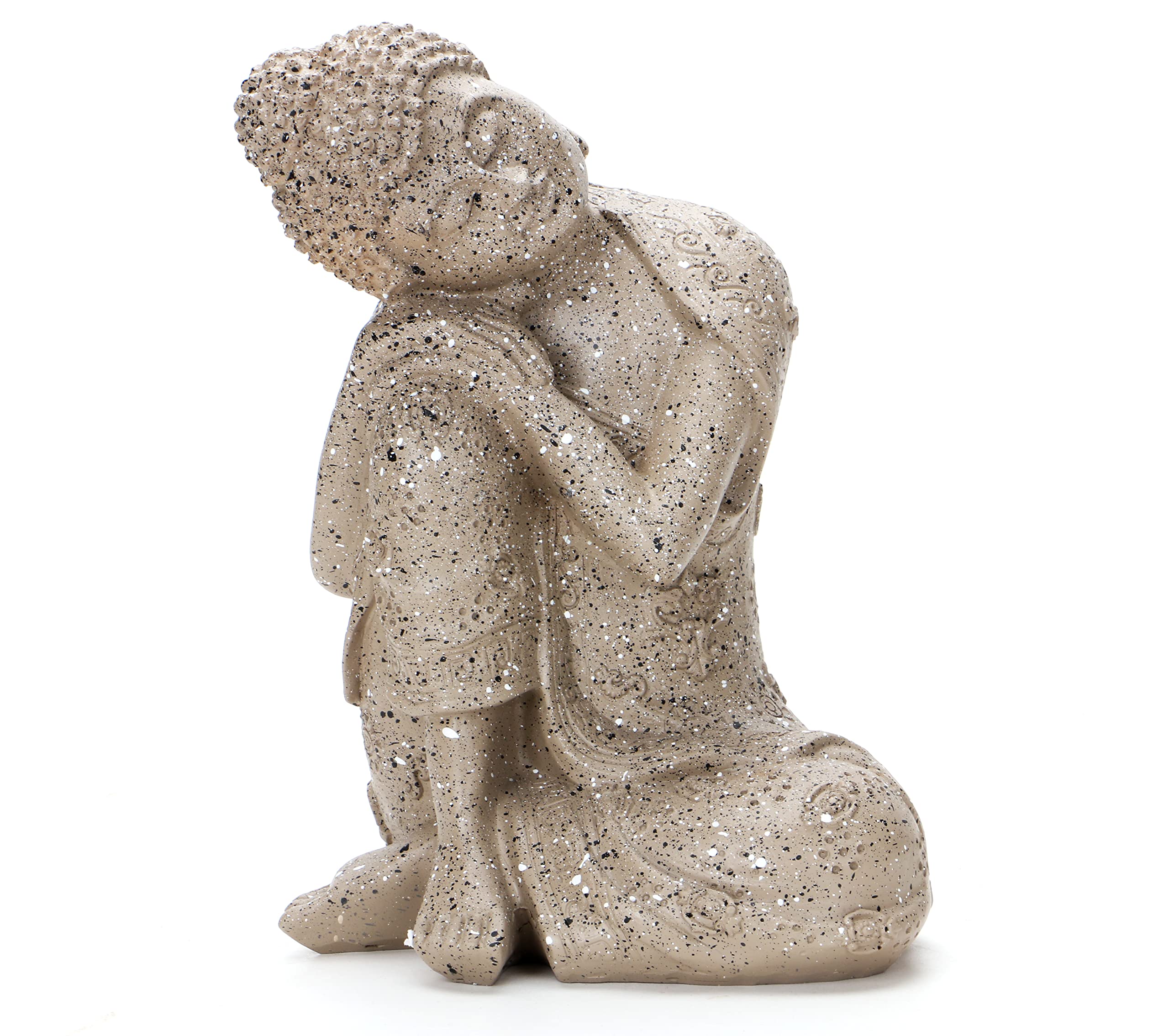 BDLBDL Buddha Statue Decor 9.47 inch Buddha Figurine Home Decoration Statues for Home Decor Lndoor/Outdoor Yoga Room Garden Buddha Sculpture Decor