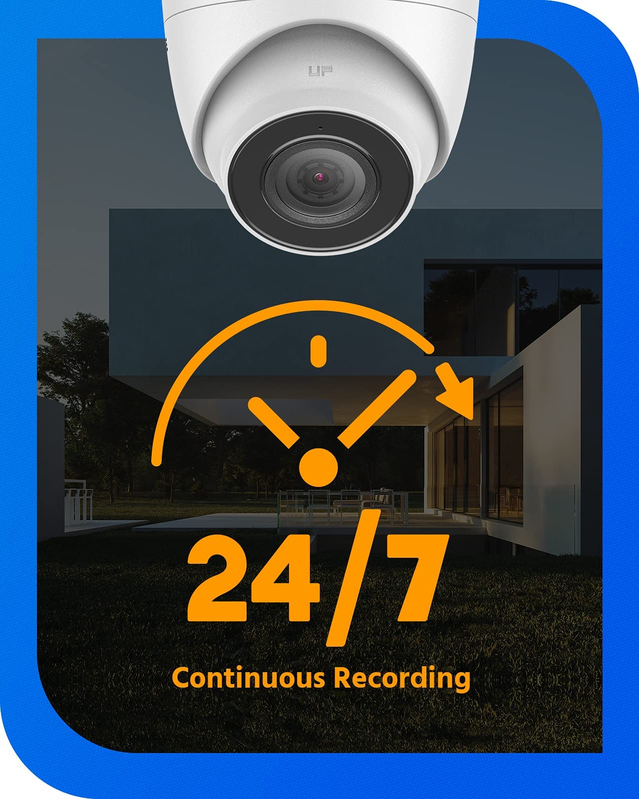 ANNKE 5MP PoE Security Cameras System with H.265+, 2 Pcs C500 Camera with ANNKE 8 Channel 6MP PoE NVR, Outdoor IP Security Surveillance Camera,100 ft Color Night Vision, IP67 Waterproof, Plug and Play