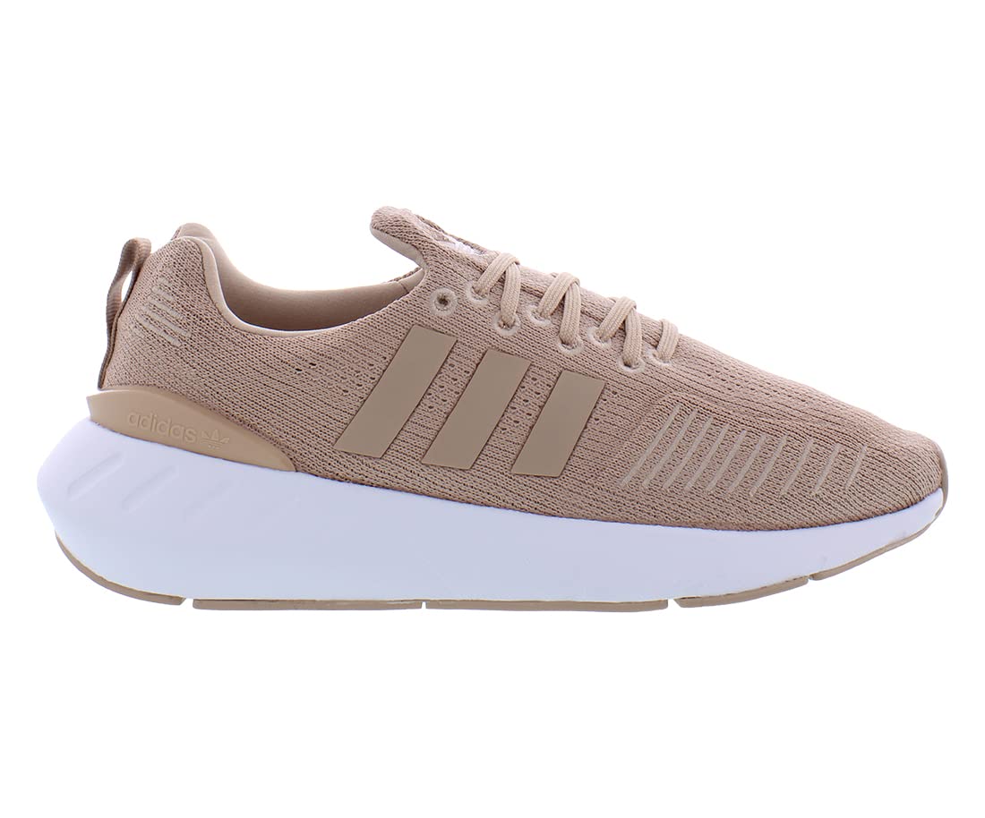 adidas Women's Swift Run 22 Sneaker, Ash Pearl/Ash Pearl/White, 9 M US