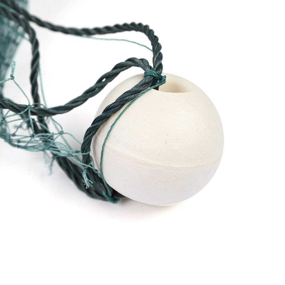 6.5 x 33 ft /10 x 65 ft Polyester Seines, 0.59 Mesh Fishing Gill Nets Beach Seine Drag Nets Fishing Equipment with PVC Foam Float Bobbers Lead Sinkers for Ponds, Creeks, Rivers