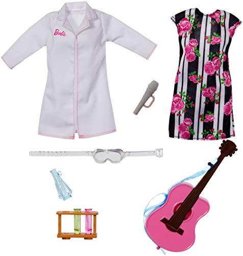 ​Barbie Doll with 2 Career Looks that Feature 8 Clothing and Accessory Surprises to Discover with Unboxing, Gift for 3 to 7 Year Olds