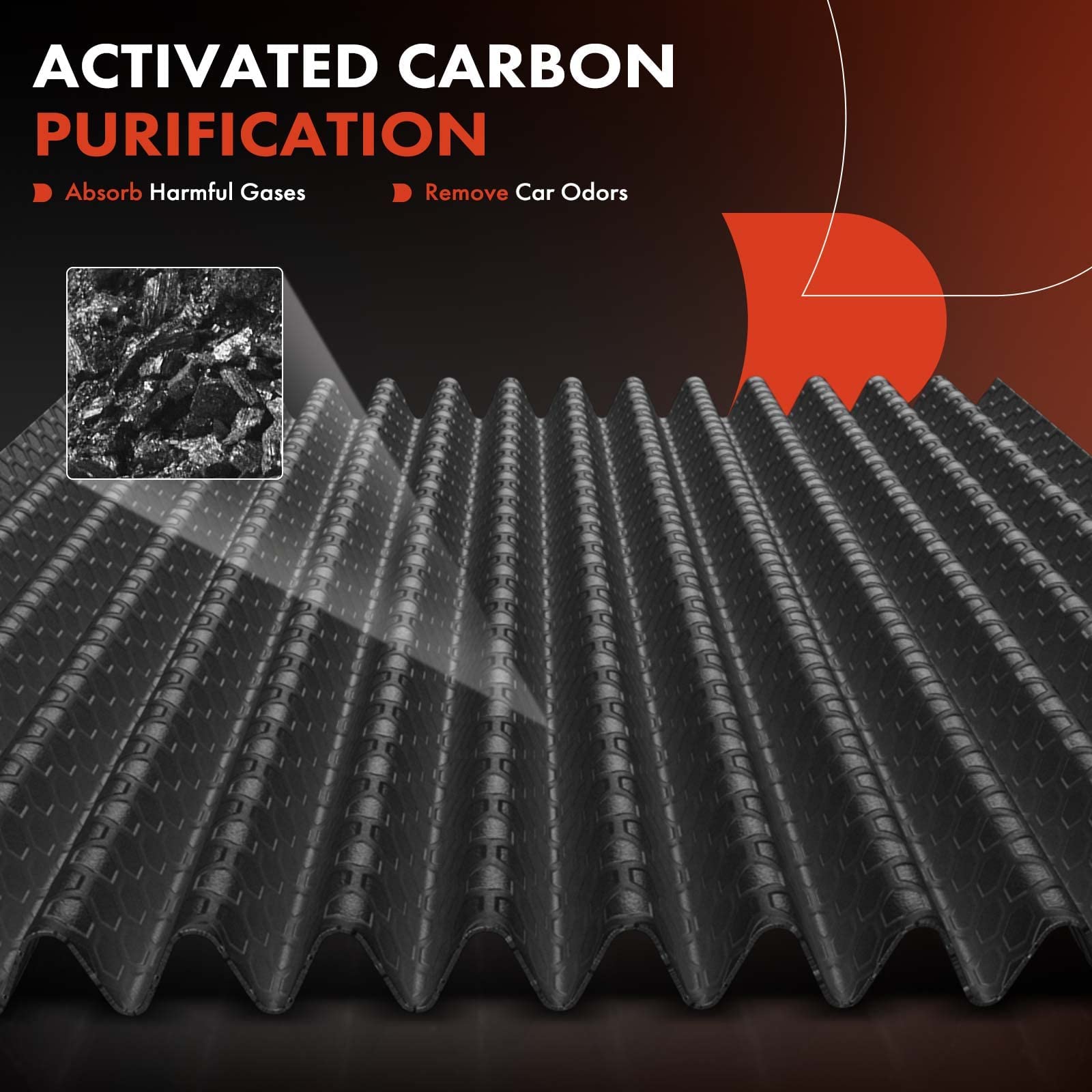 A-Premium Cabin Air Filte with Activated Carbon - Compatible with Audi & Volkswagen Models - A3, A3 Quattro, Q3, S3, TT Quattro, Jetta, Golf, Tiguan, Atlas, GTI