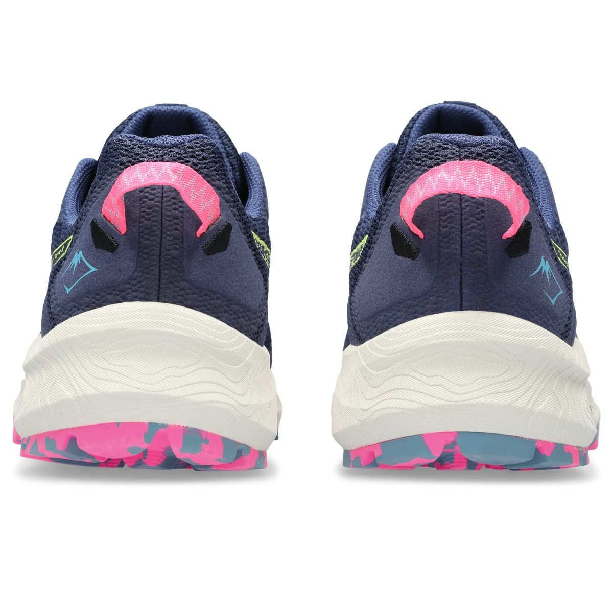 ASICS Women's Trabuco Terra 2 Shoes, 9, DEEP Ocean/Lime Green