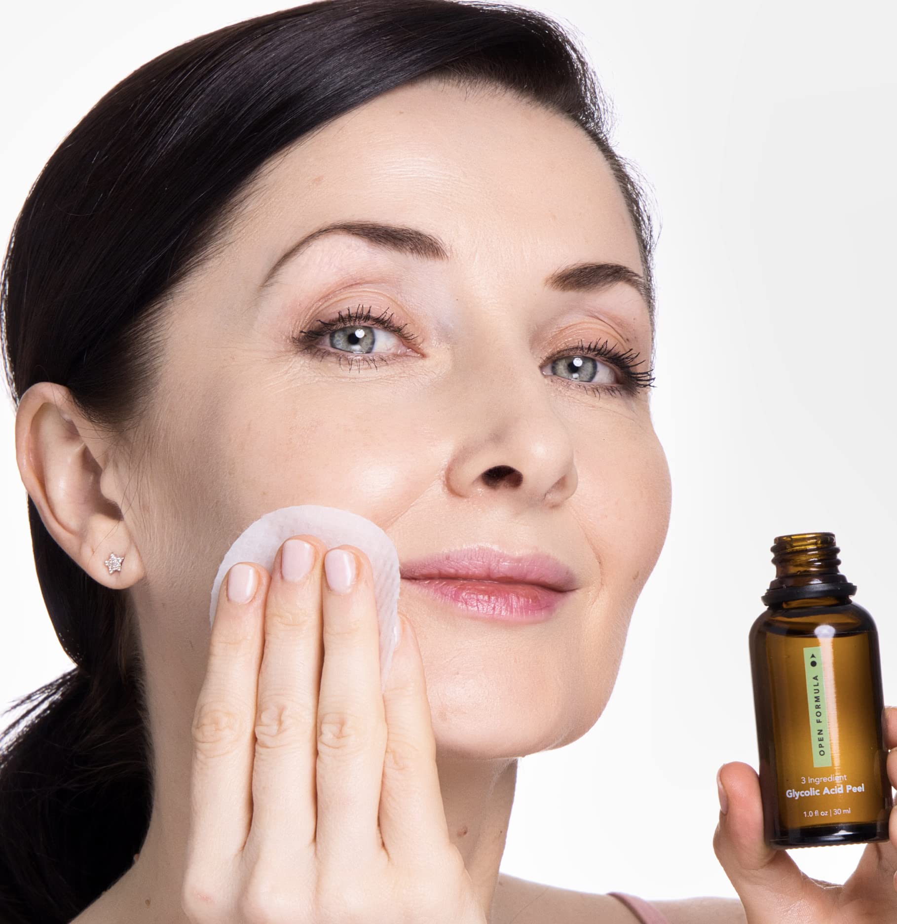 Open Formula Glycolic Acid 20% Peel Serum - Exfoliates, Brightens, Reduces Dark Spots