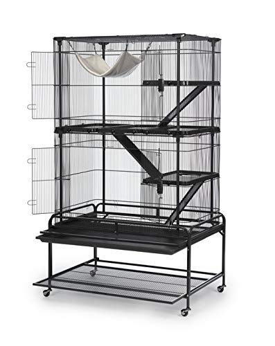 Prevue Pet Products Deluxe Critter Cage 484B, Black