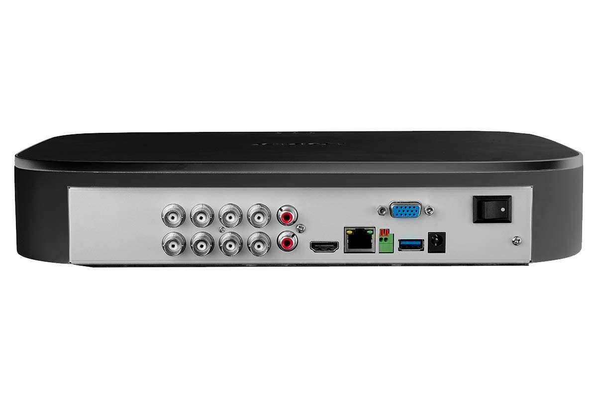 4K Ultra HD 8 Channel Digital Video Recorder with Smart Motion Detection and Smart Home Voice Control 2TB