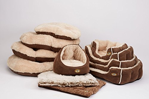 Gor Pets Nordic Oval Cushion for Dog Bed Comfortable Washable, 21-inch, Brown