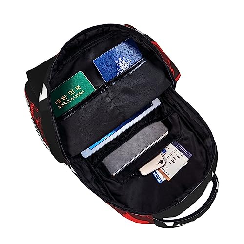 AIRPO 17inch Camo Shark Backpacks Camouflage 3D Print Large Capacity Laptop Daypack Lightweight Multiple Backpack Travel Shoulders Bag For Women Men