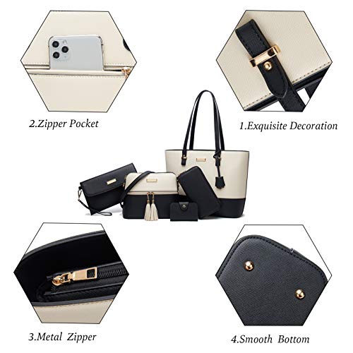 AILLOSA Purses and Handbags for Women Satchel Shoulder Tote Bags