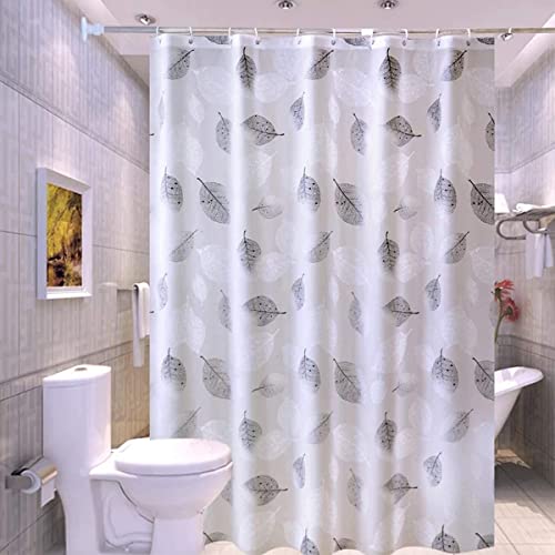 CELBERENA Shower Curtain Liner 72x80 Inchs, PEVA Bathroom Plastic Shower Curtains Waterproof Decor Farmhouse Shower Curtain Set with 12 Pack Plastic Hooks