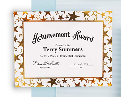 Great Papers! Twinkle Gold Foil Certificate, 8.5" x 11", 50 Count (2014025)