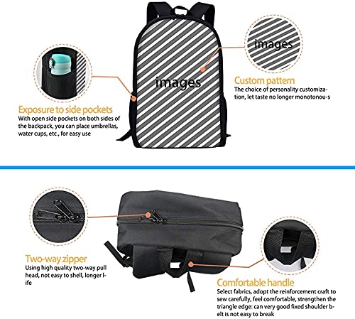 Aeoiba Colorful Video Game Laptop Computer Backpack, Multi-functional School Hiking Work Daypacks Waterproof Business Computer Backpack Bag Fit 15.6 Laptop and Notebook