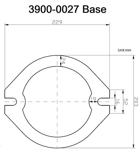 HHIP 3900-0027 5-1/2 x 12 Inch Compound Slide Table
