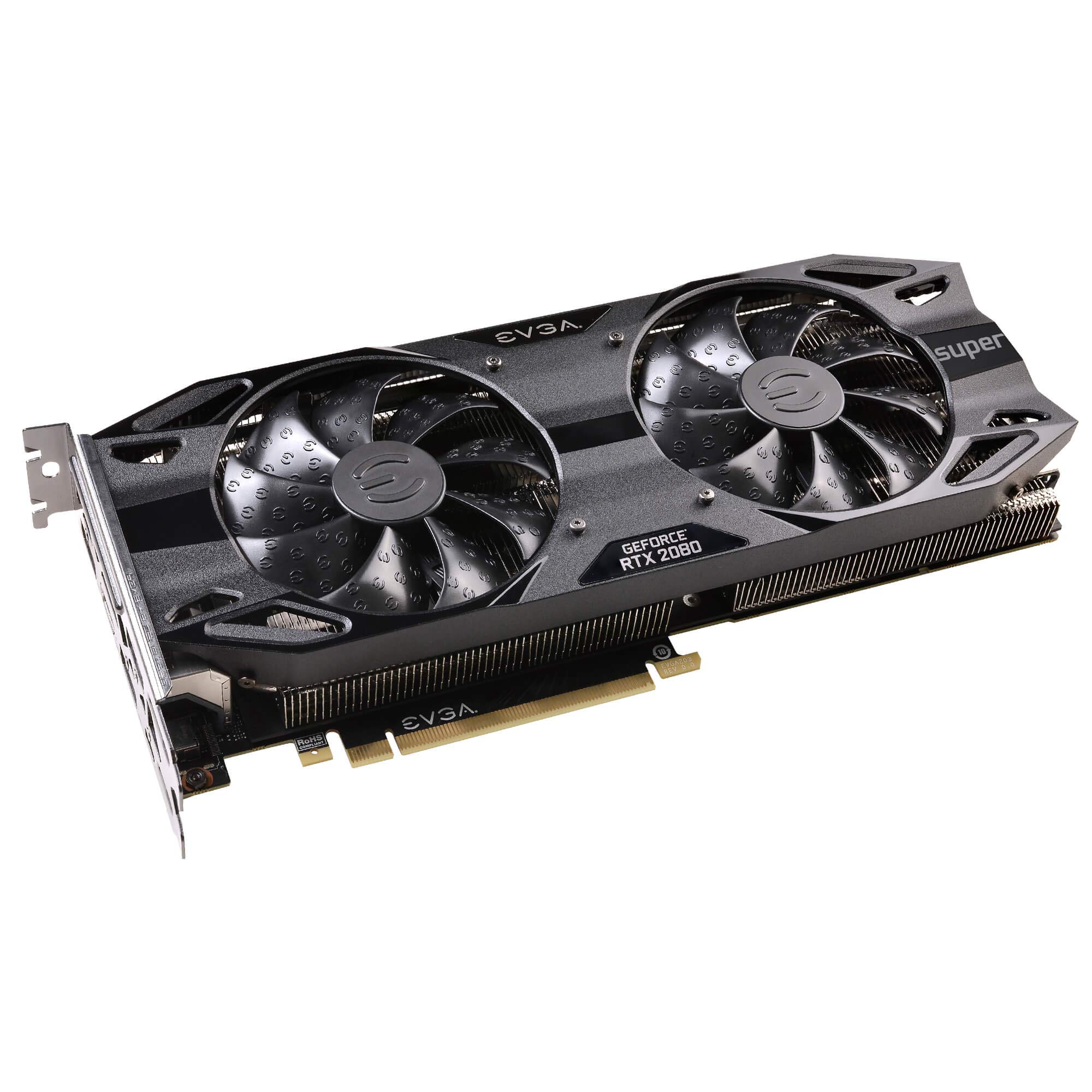 EVGA 08G-P4-3081-KR, GeForce RTX 2080 Super Black Gaming, 8GB GDDR6