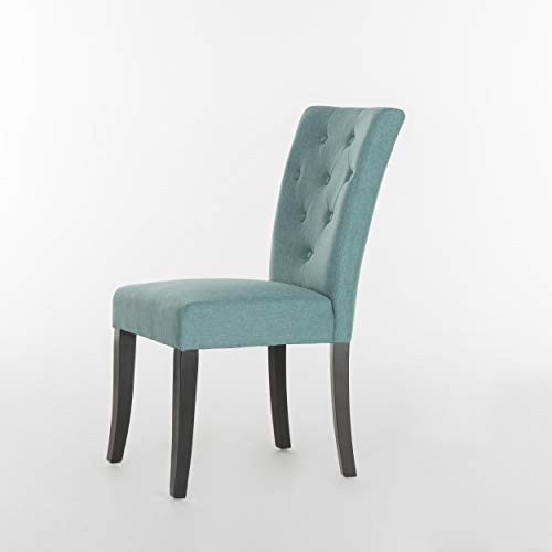 Christopher Knight Home Nyomi Fabric Dining Chair, Blue