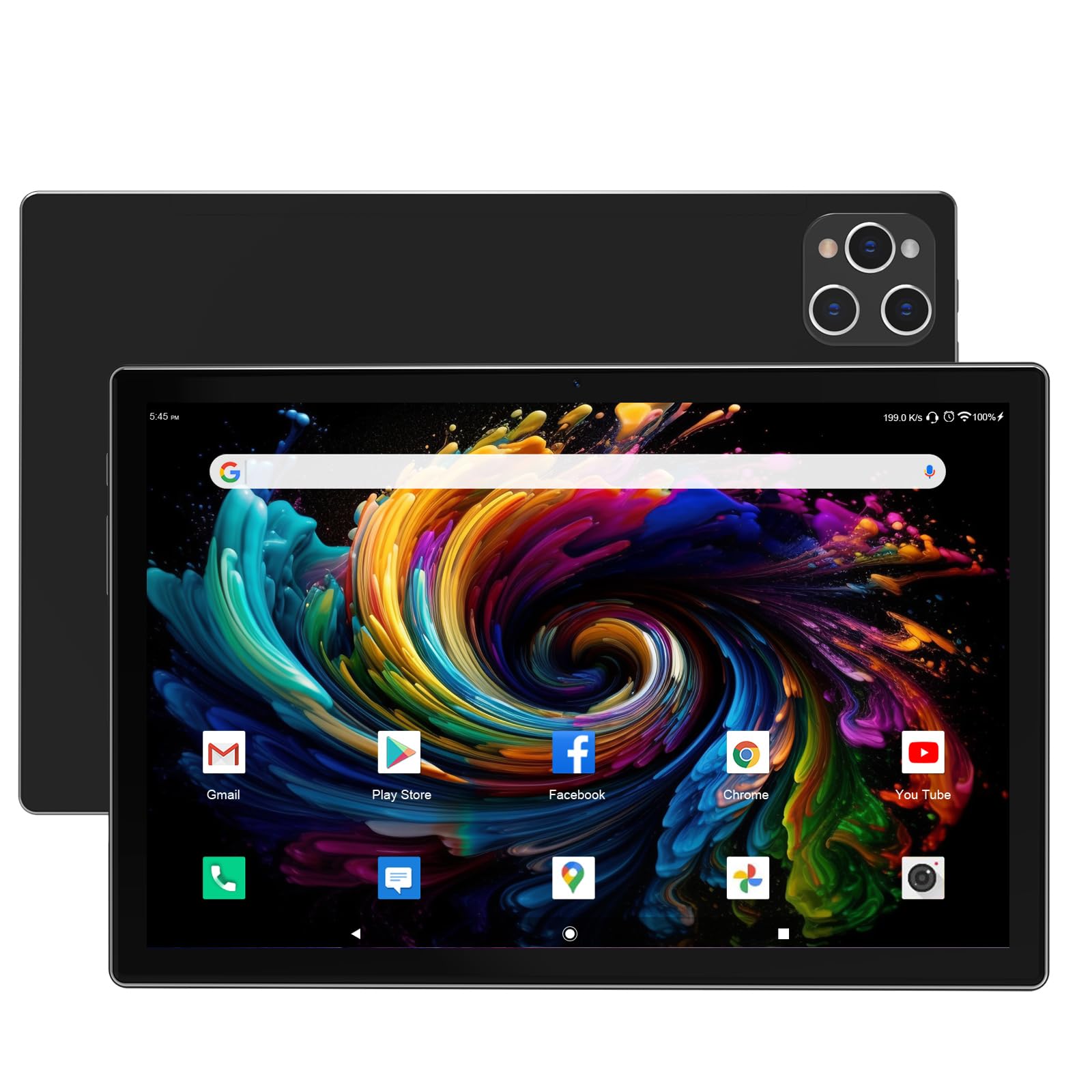 ANTEMPER Tablet 10 Inch Android 11, 4G LTE Tablets Phone with Dual SIM,4GB RAM 64GB ROM 128GB TF,Octa Core 1080P FHD,6000mAh 13MP Camera,WiFi,GPS,BT 5.0