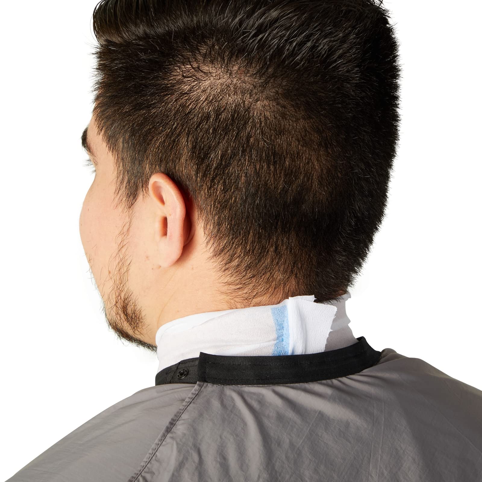 Juvale 500 Pack Disposable Barber Neck Strips for Hair Cutting, Salon, Barbershop Supplies (White, 2.4 x 11 In, 5 Rolls)