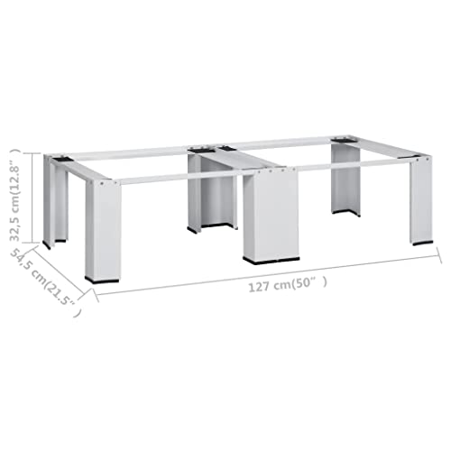 Aisifx Double Washing and Drying Machine Pedestal White